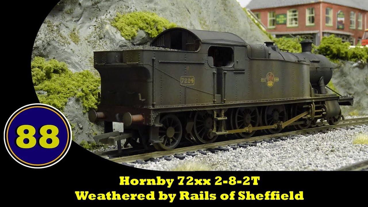 Hornby 72xx 2-8-2T - Weathered by Rails of Sheffield - YouTube