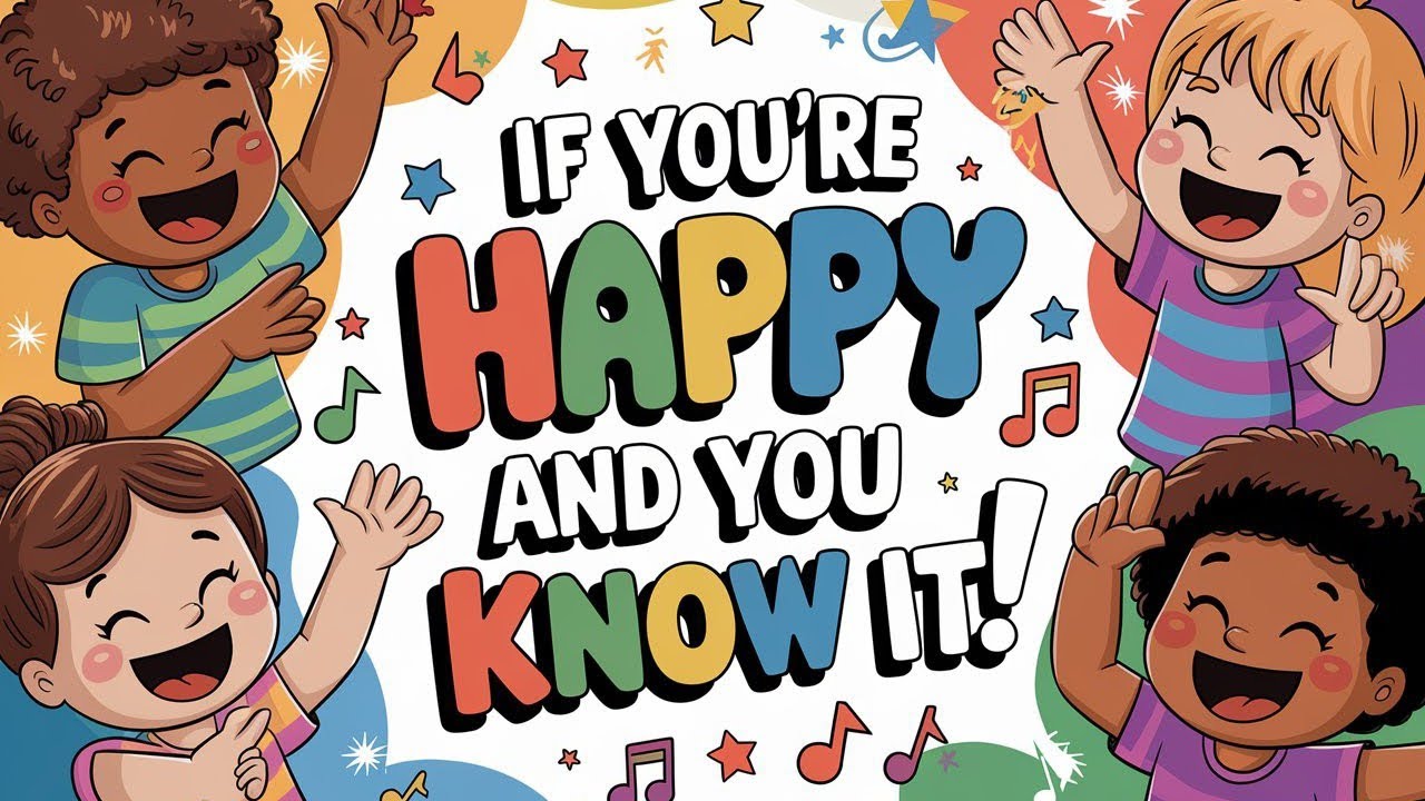 If You're Happy and You Know It | Cheerful Song for Kids - YouTube