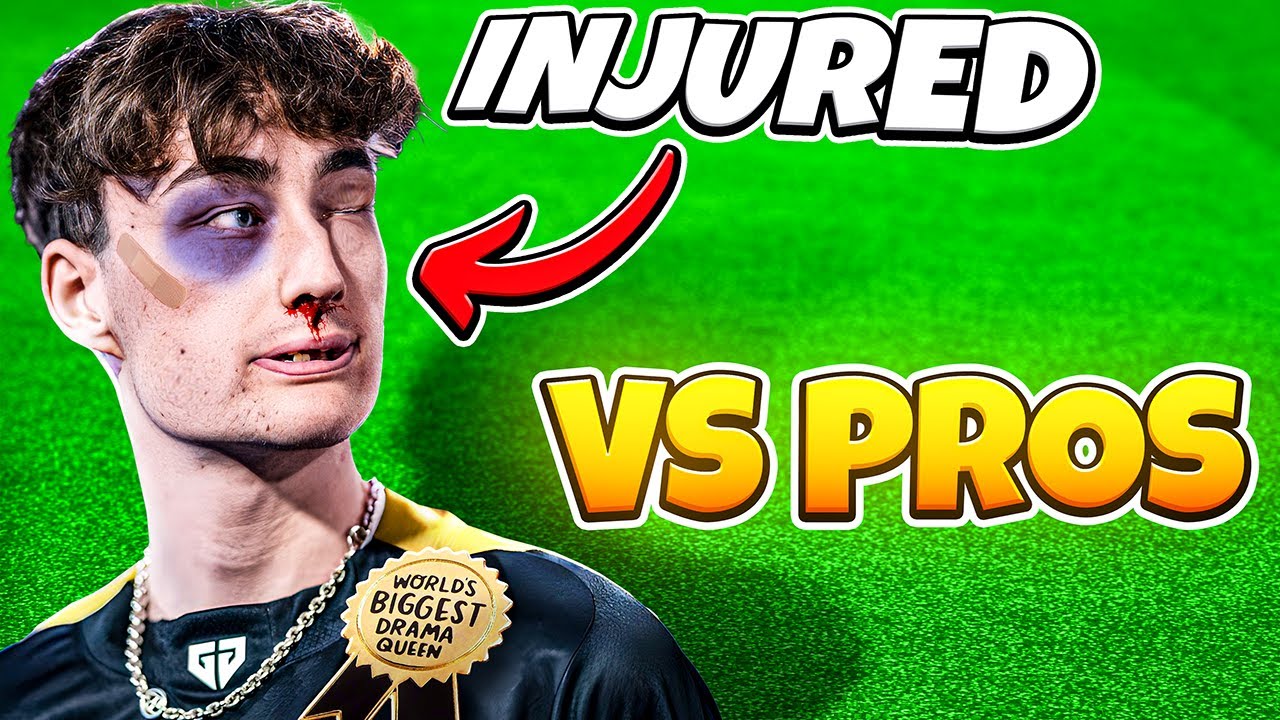 Can I Beat PROS Whilst Being INJURED?! - YouTube