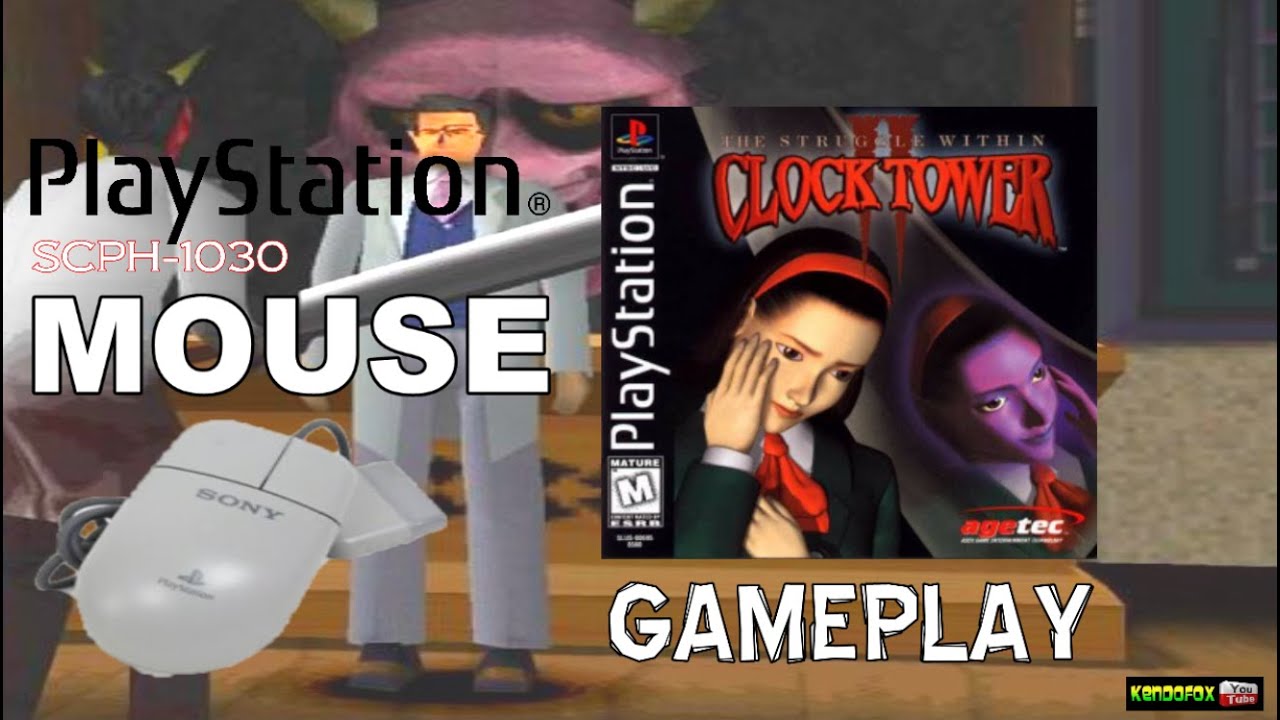 PS1 Clock Tower 2 Struggle Within Gameplay PART.1 using PS1 Mouse SCPH ...