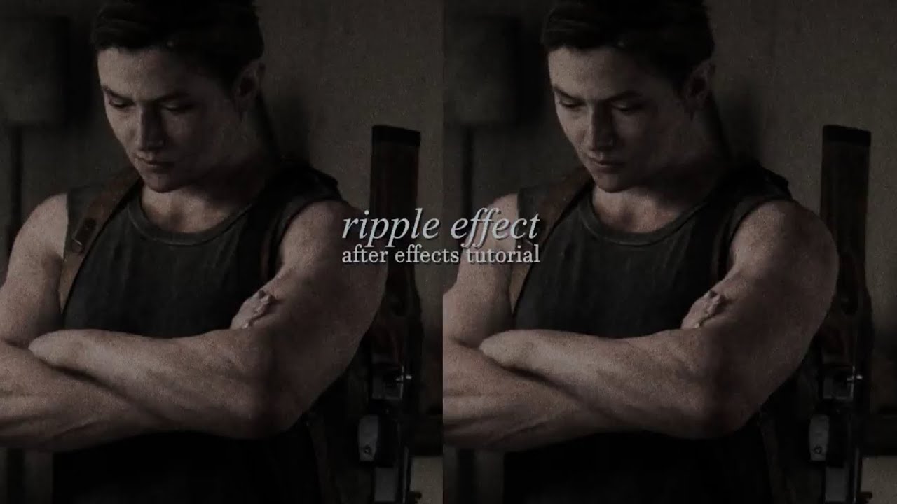 ripple effect ; after effects tutorial - YouTube