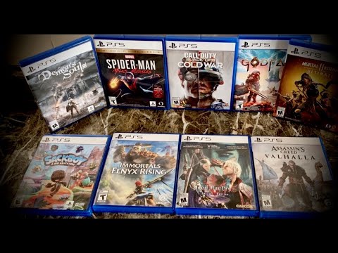 UNBOXING EVERY PS5 GAME OF 2020! - YouTube