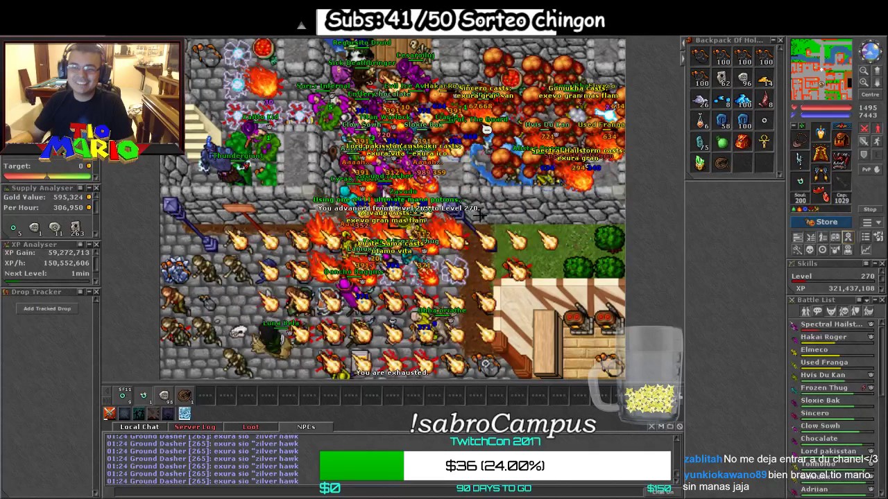 Tibia Retro Hardcore pvp action pt.3 - YouTube