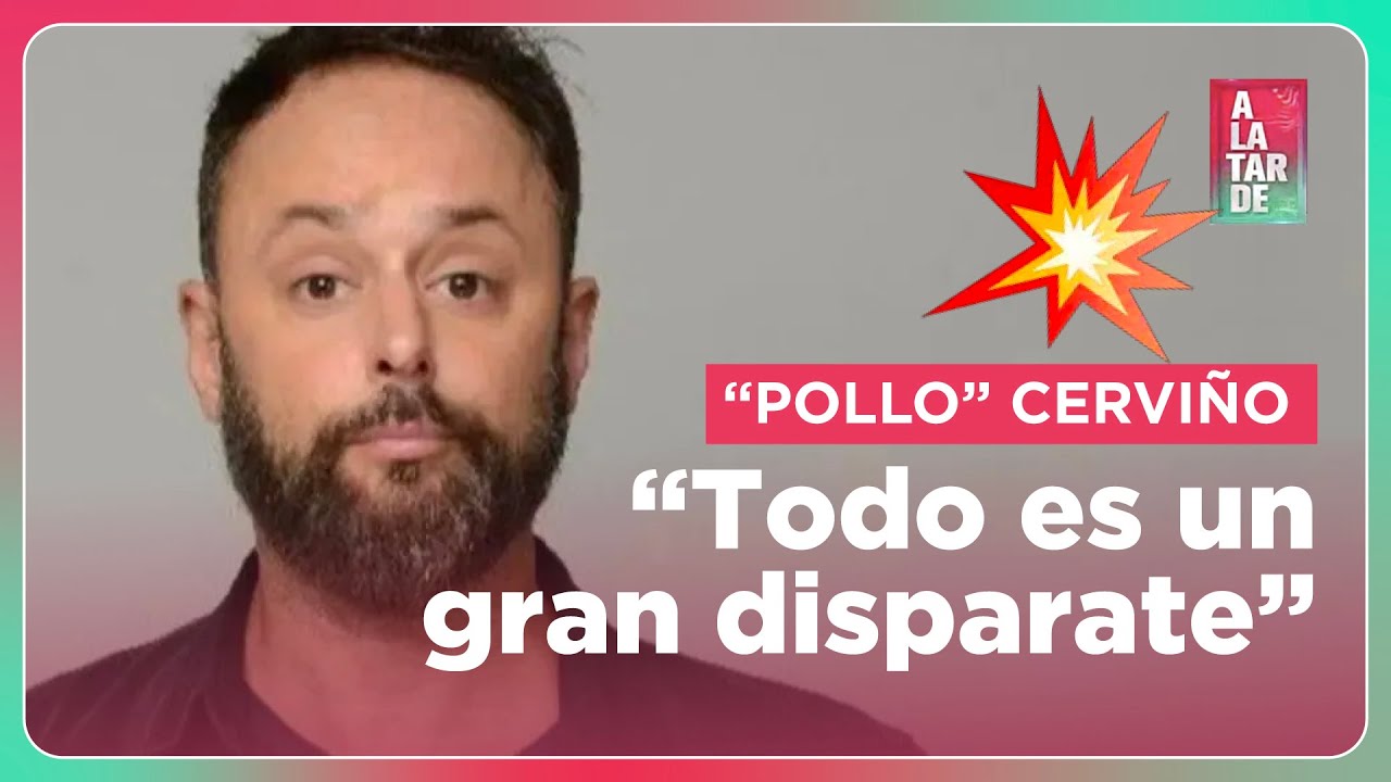 ¡FUERTE CRUCE! Habló el "Pollo" Cerviño por primera vez - YouTube