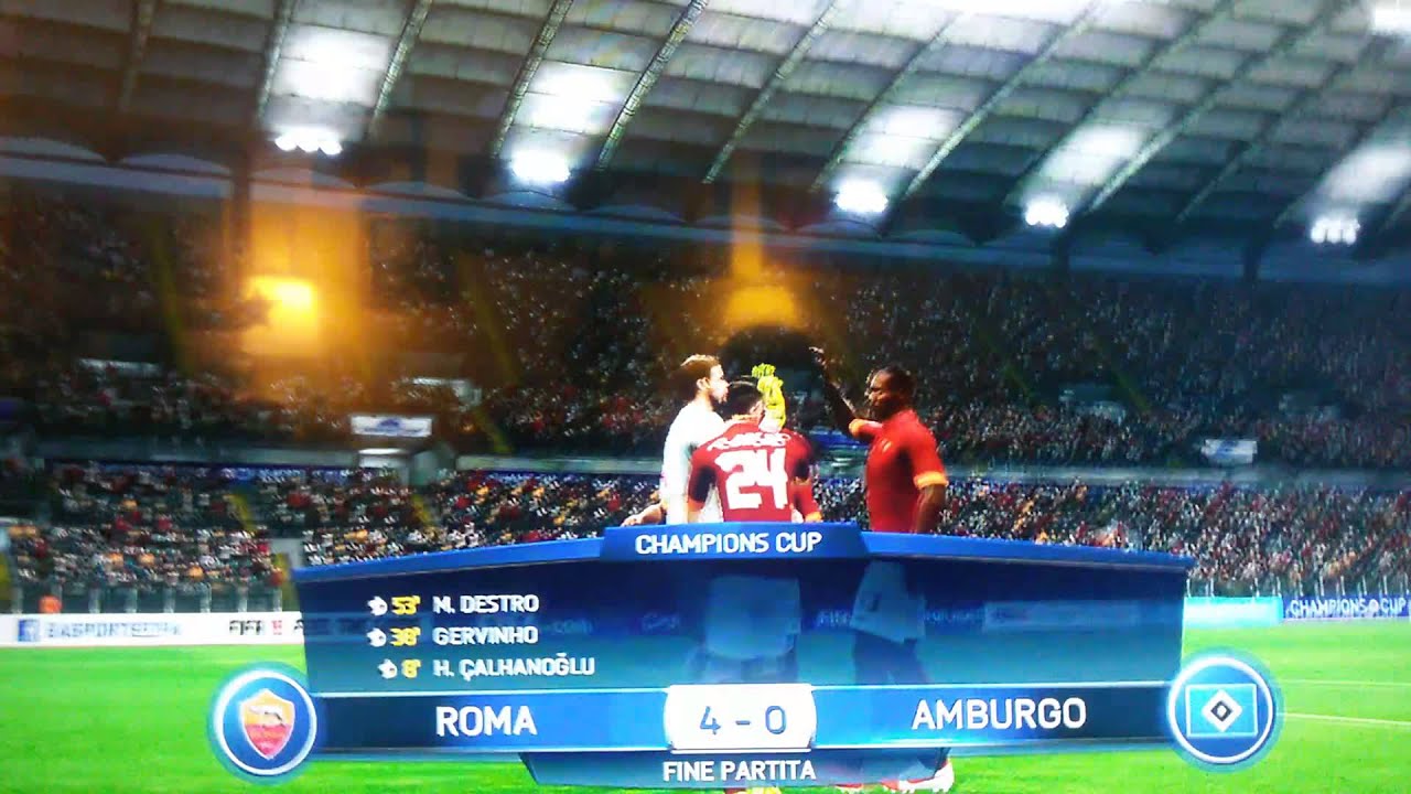 FIFA 15-Carriera Roma"Semifinale Champions andata" - YouTube