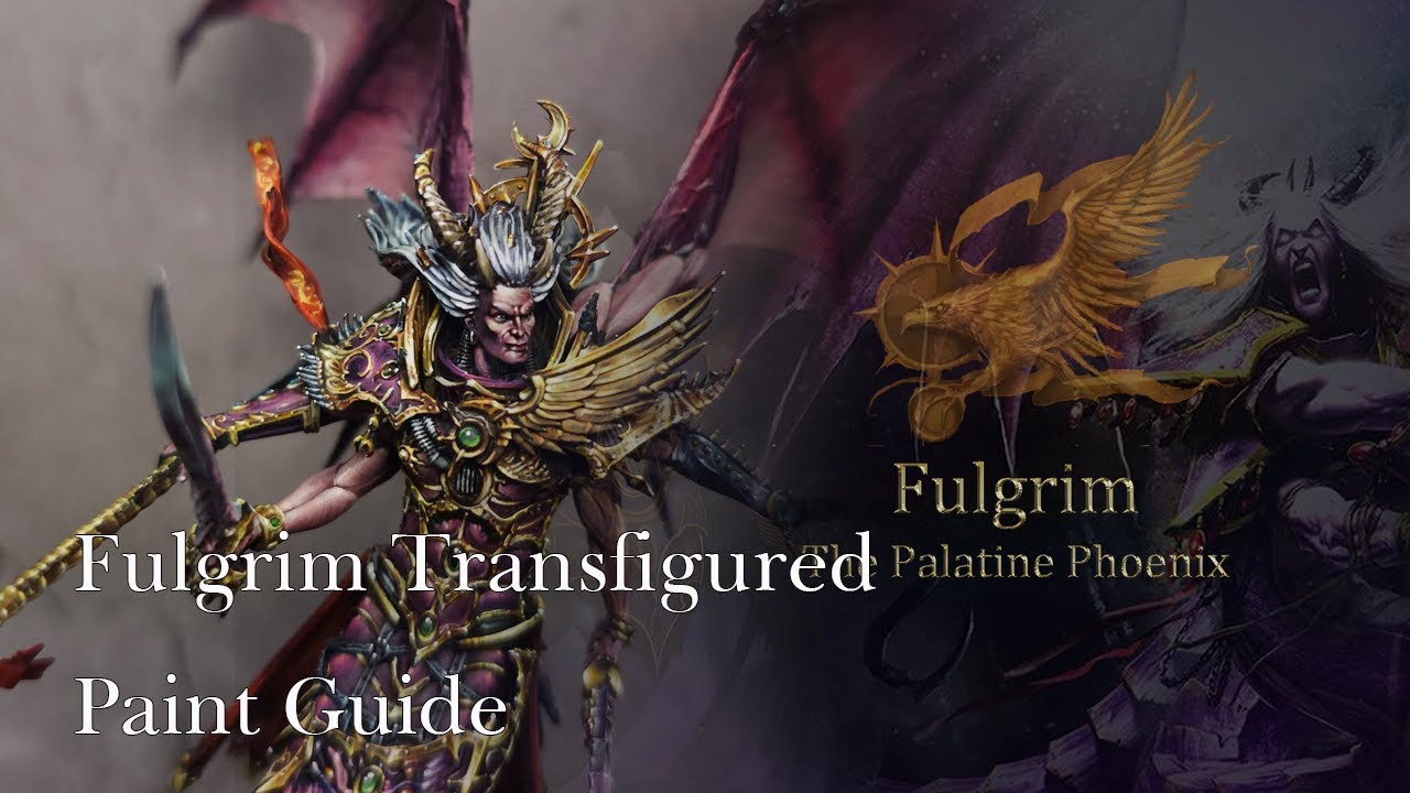 Fulgrim Transfigured Paint Guide - YouTube