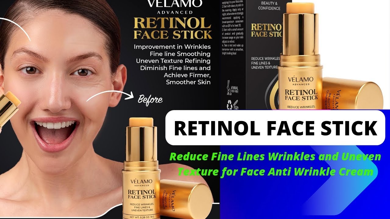 ADVANCED Retinol Face Stick _ Reduce Fine Lines Wrinkles and Uneven ...