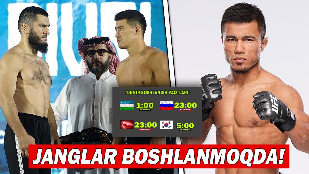 IKKI SUPPER JANGLAR BOKS VA UFC JANGLARI! JONLI EFIR TO'LIQ JANG ...