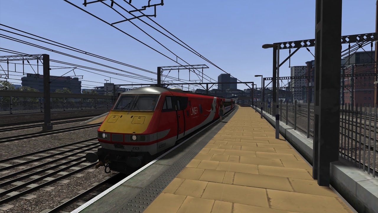 Train Simulator TS2021 ATS ECML Merge 1A26 1105 Leeds To London Kings ...