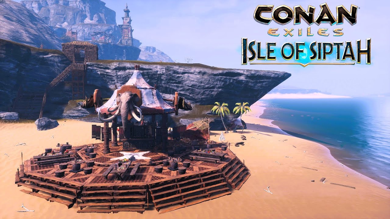 Built An Open Beach Tavern & Now To Get A Bar Keeper - Conan Exiles ...