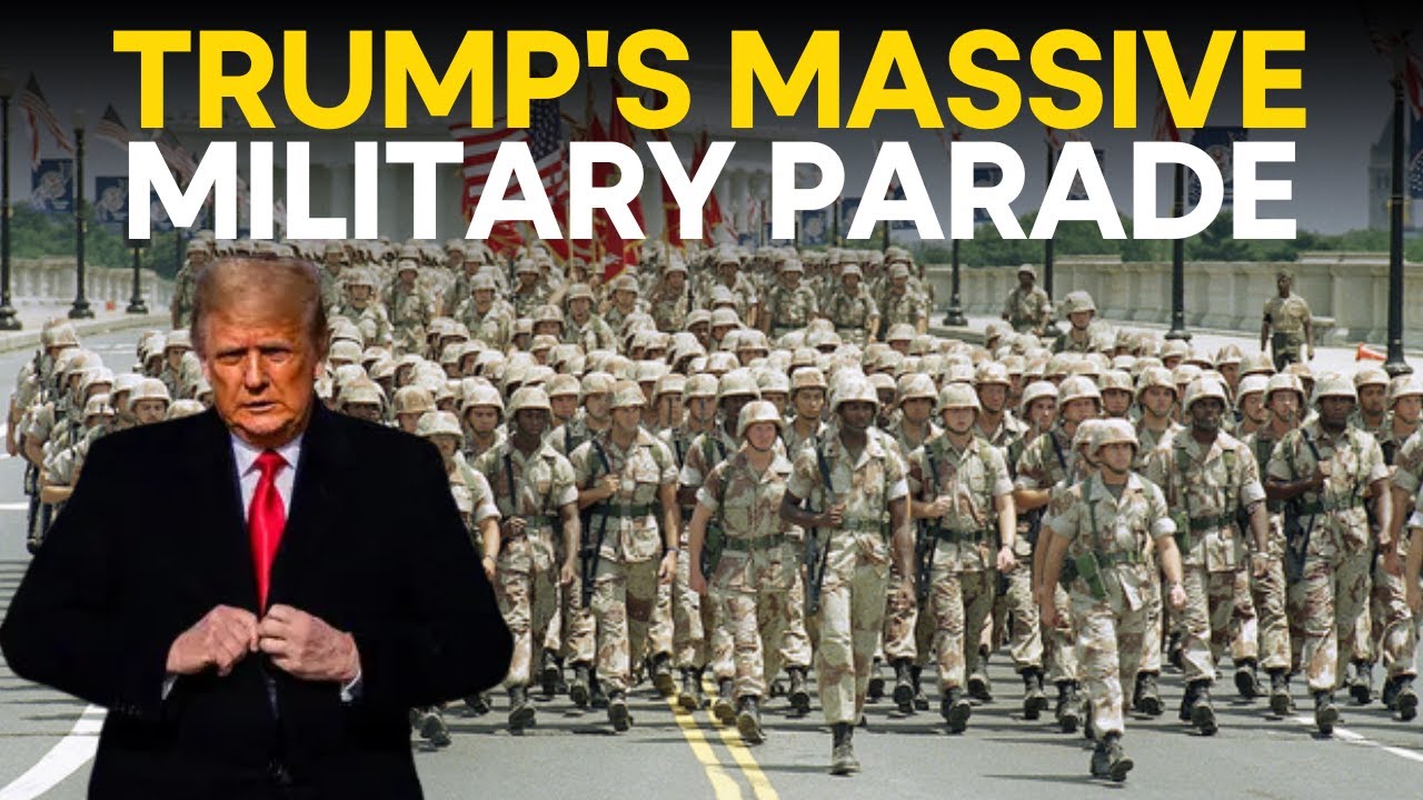 LIVE: Trump’s Big Military Parade in Washington –Flag Day Special |June ...