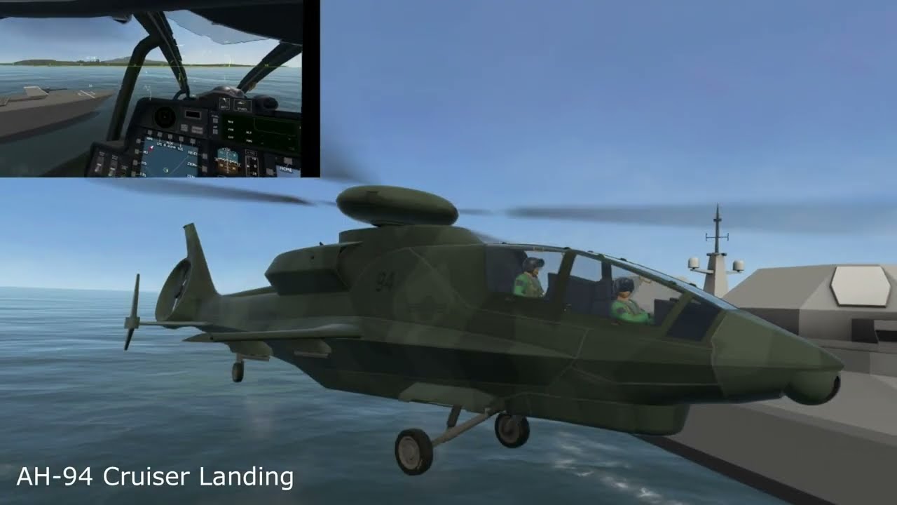 VTOL VR - AH-94 Cruiser Landing - YouTube