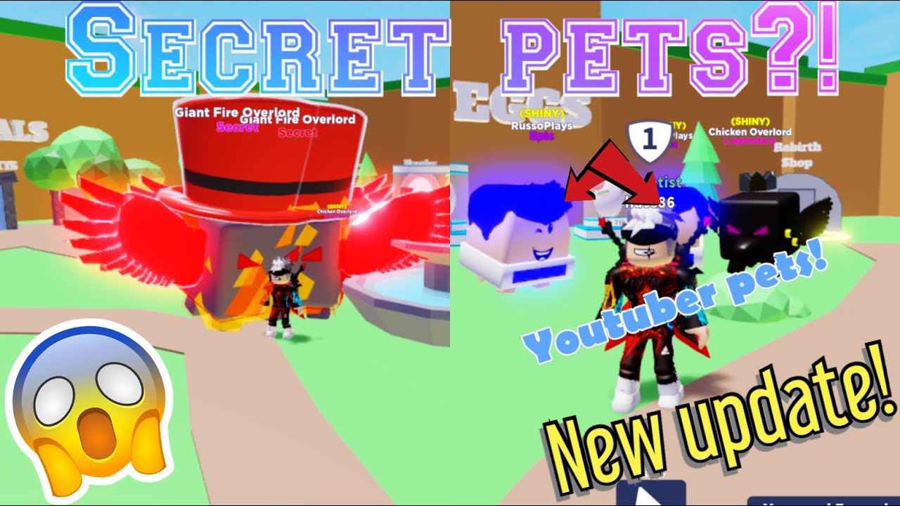 Clicking Simulator New Update! New Egg And Getting Two Secret Pets ...