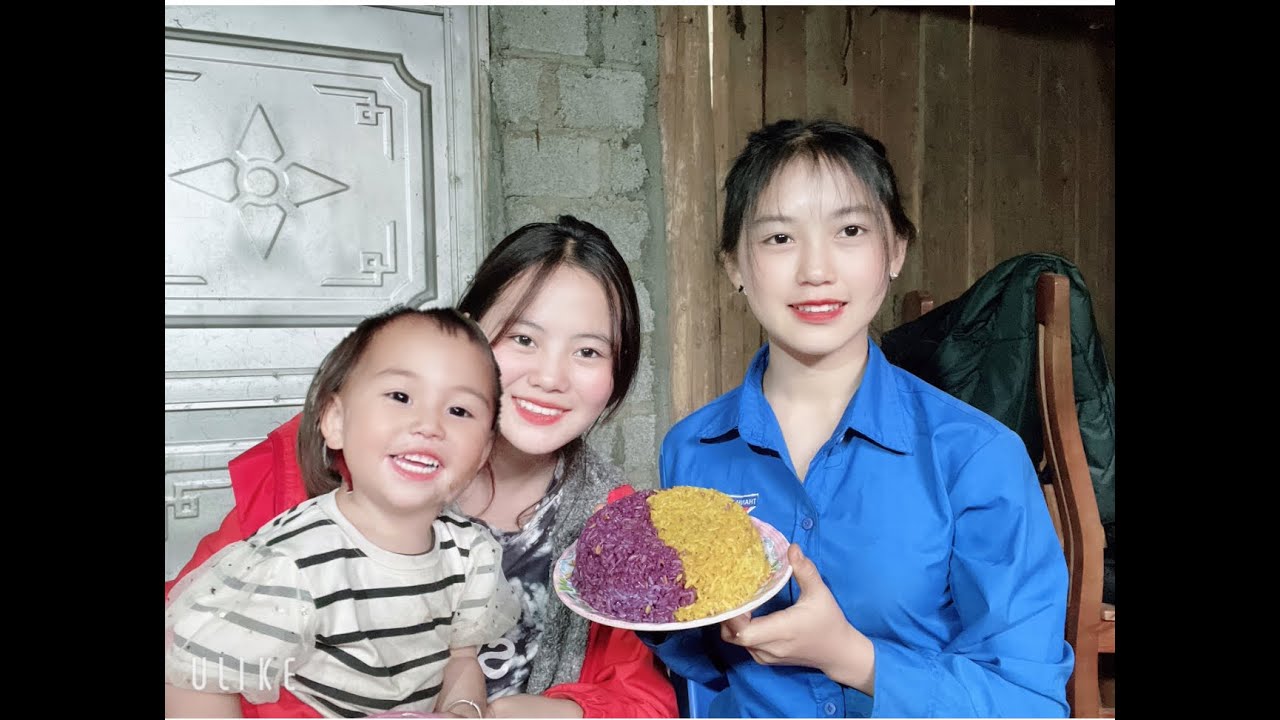 小芳和 小玲 第一次体验煮双色糯米 Tiểu Phương Và Tiểu Linh Lần đầu Trải Nghiệm Nấu Xôi Hai Màu Youtube