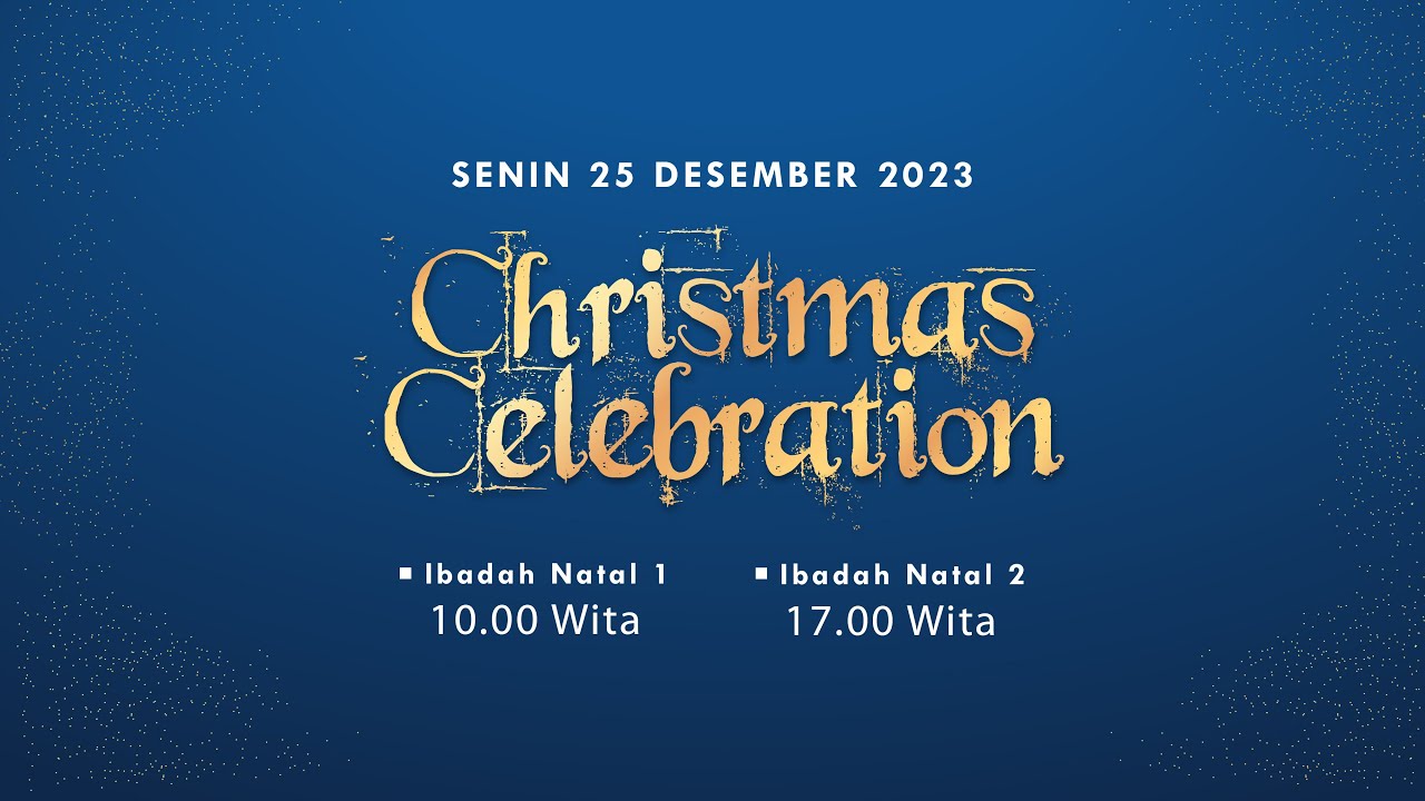 Christmas Celebration 1 (25-12-2023) - YouTube