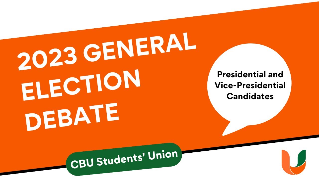 CBU Students' Union | General Election 2023 Debate - YouTube