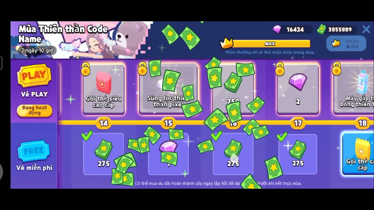 Mở VVip Pass Mùa Thiên Thần Code Game - YouTube