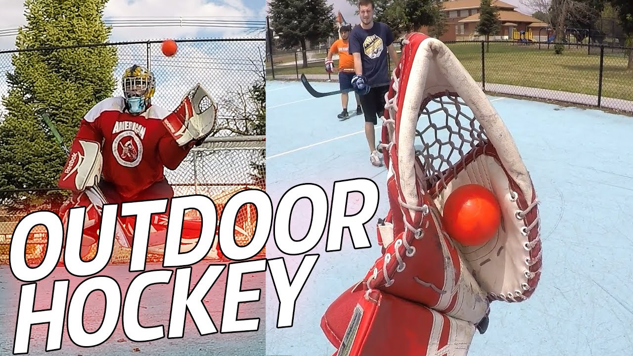 GoPro Outdoor Hockey - GOALIE CAM!! - FUNNY MOMENTS #2 (HD) - YouTube