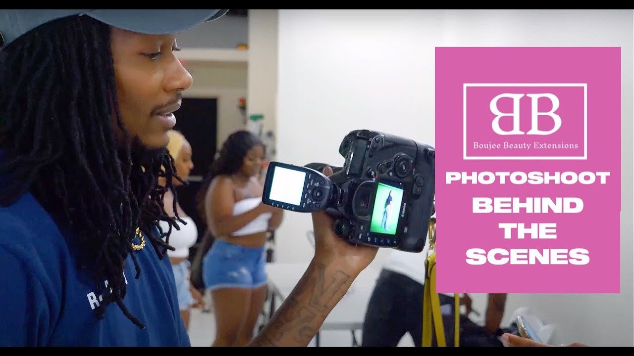 AAGNG - Behind The Scenes Photoshoot (Boujee Beauty Extensions) - YouTube