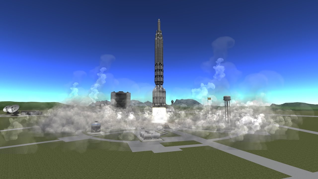 Kerbal Space Program Stock v1.04 Needlessly Massive Orbital Station ...