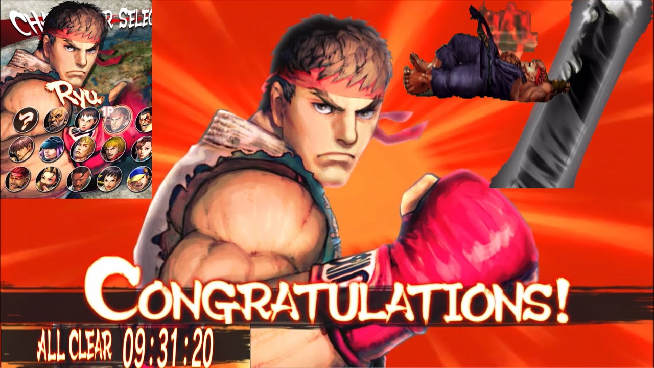 RYU - Street Fighter IV Champion Edition - All Stages + Evil Ryu ...