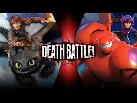 Hiccup & Toothless VS Hiro & Baymax (HTTYD VS Big Hero 6) | Fan Made Death Battle Trailer