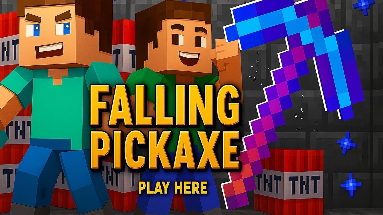 🔴 FALLING PICKAXE - TNT GAME | Chat Controls the Game LIVE Shorts # ...
