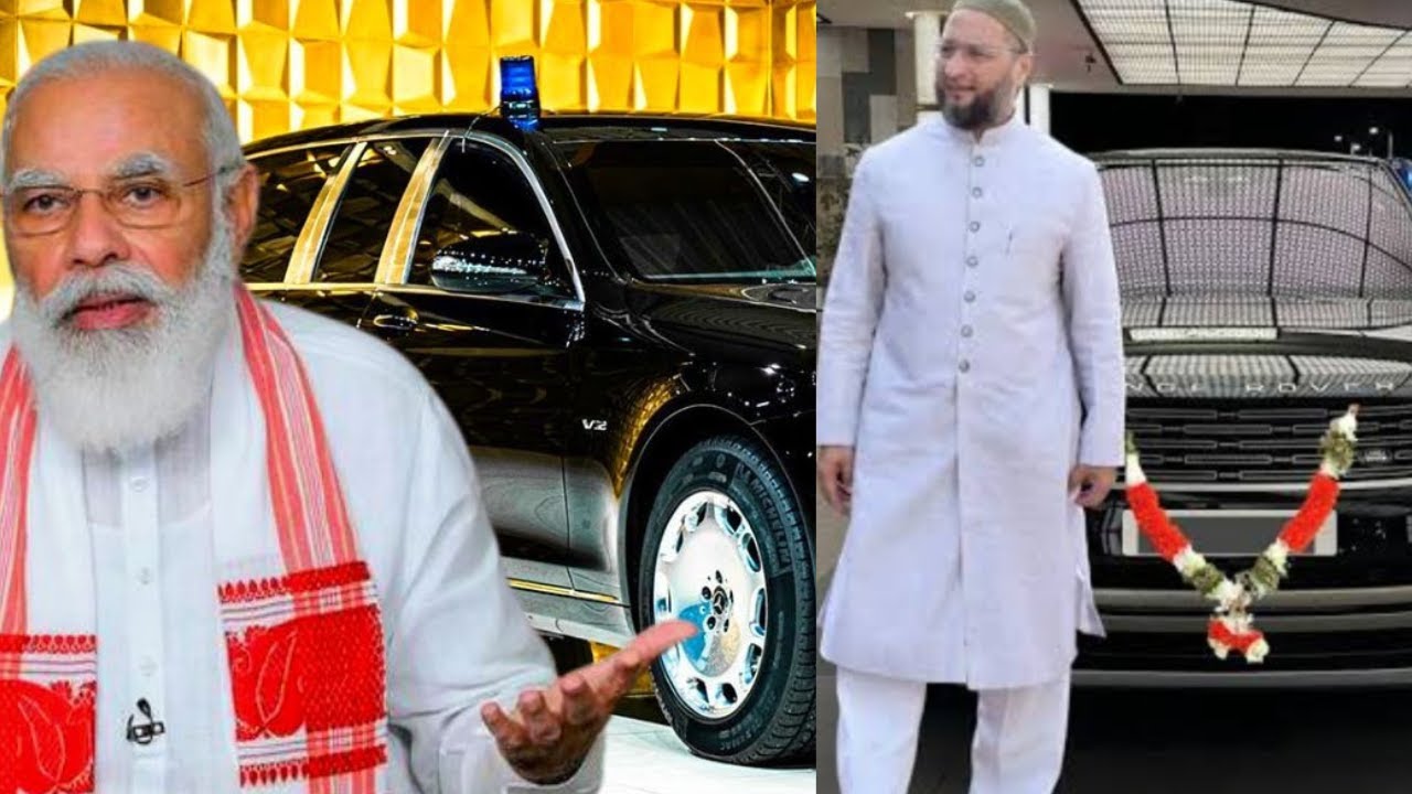 PM Narendra Modi Cars Vs Assuddin Owaisi Cars Collection 2023 - YouTube