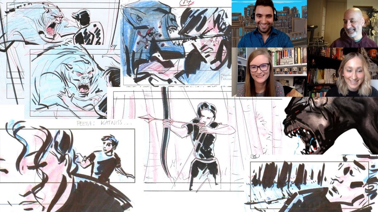 The Hunger Games: designs storyboards and animation by Dino Athanassiou ...