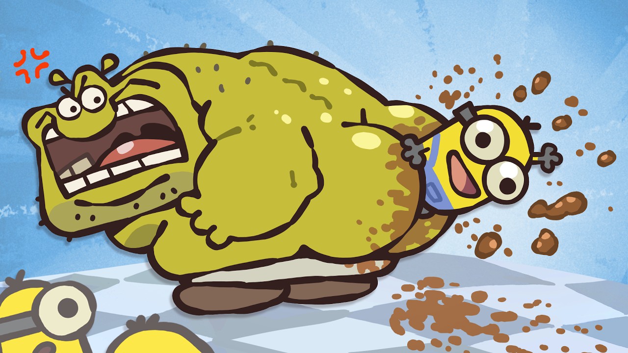 SHREK vs. MINIONS - Ultimate Cartoon - YouTube