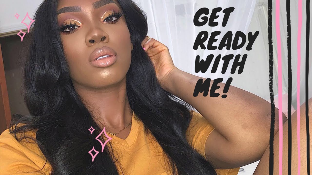 Mustard Eyes with a spalsh of glitter! - YouTube