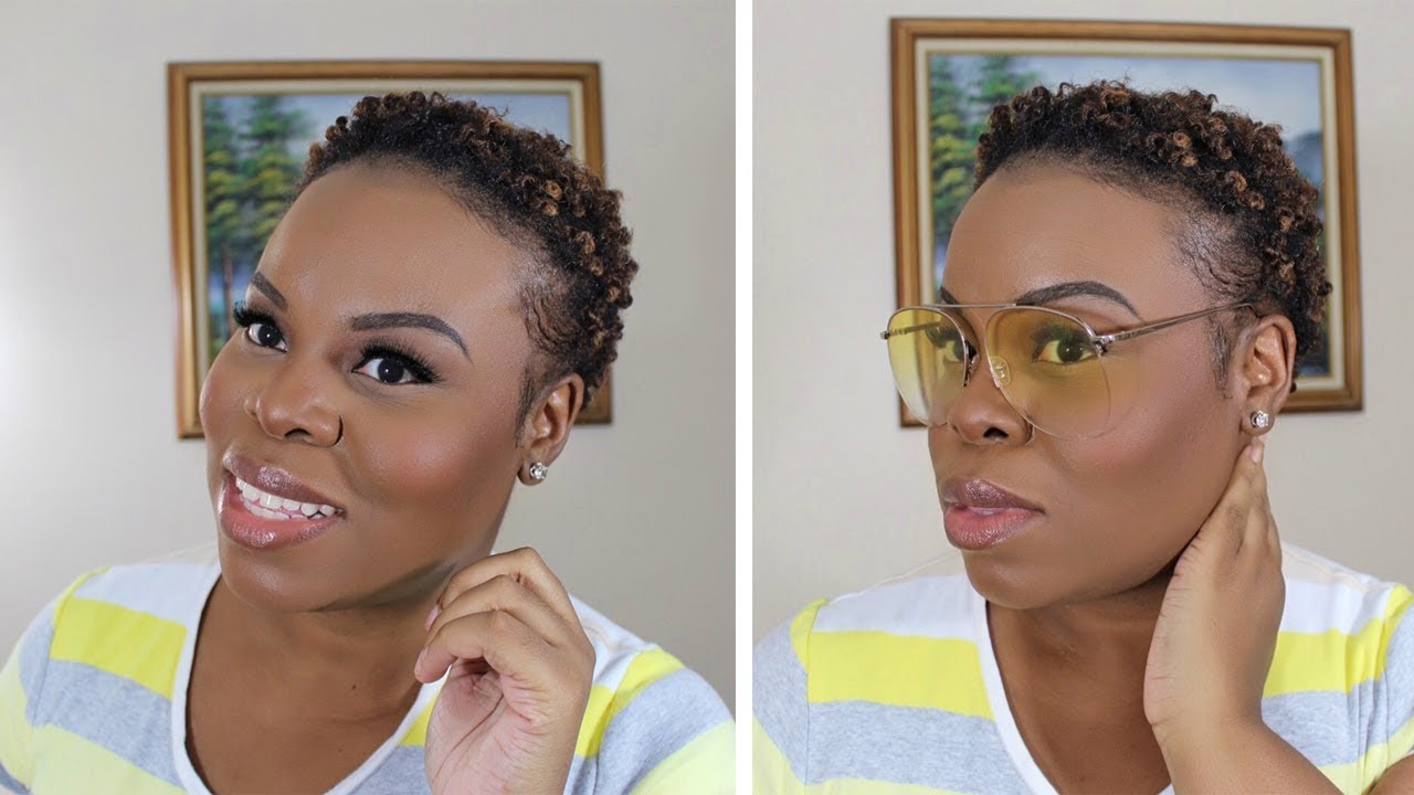 Twist Out On Short Curly Natural Hair 2019 - YouTube