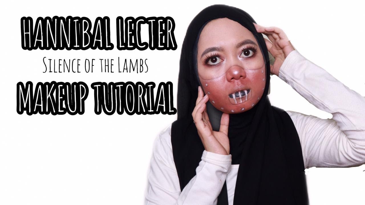 Simple Art Makeup | Hannibal Lecter Tutorial Makeup - YouTube