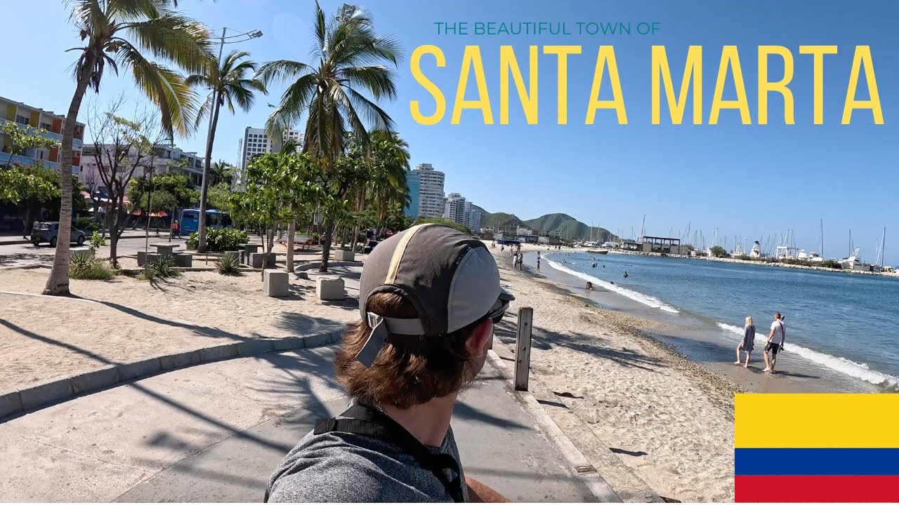 A stroll through the beautiful streets of SANTA MARTA, Colombia - YouTube
