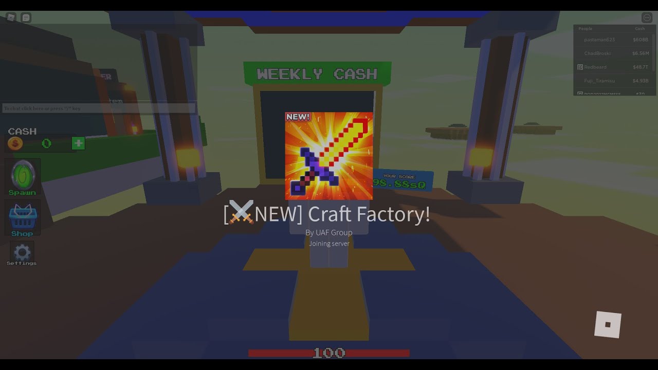ROBLOX🔴L1 [⚔️NEW] Craft Factory! โรงงานหัตถกรรม โดเนท3วอขึ้นจอ - YouTube