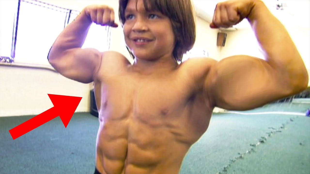 10 Kids Who Are STRONGER Than Professional Bodybuilders - YouTube
