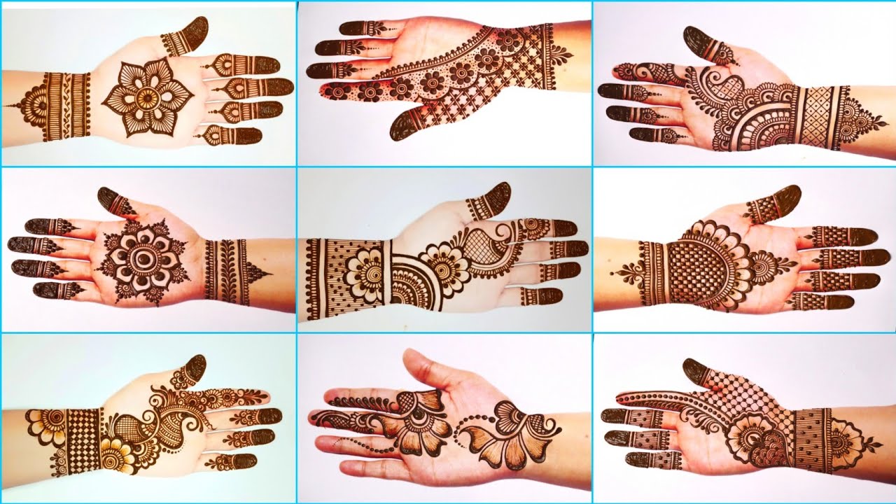 Top 10 Easy Simple Diwali special Stylish mehndi design | Mehandi ...