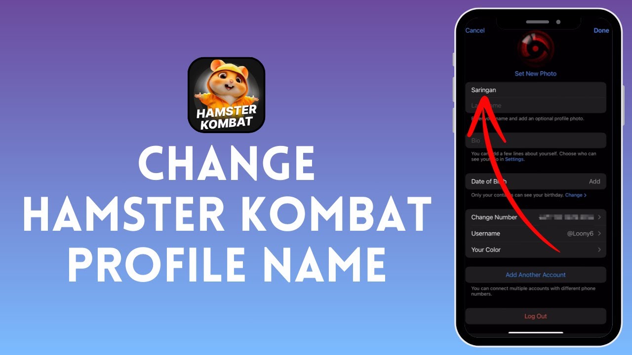 How to Change Hamster Kombat Profile Name 2024 | Hamster Kombat ...