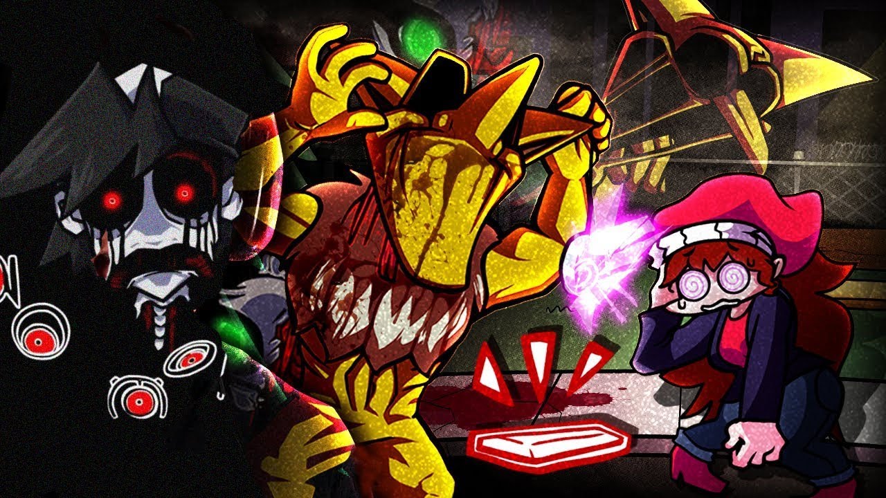 HYPNO'S LULLABY V2.0 RELEASED & SO GOOD - Monochrome FNF 1 HOUR - YouTube