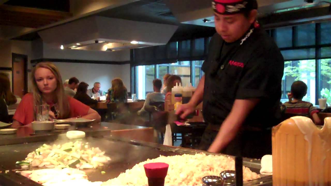 Teppanyaki Show - YouTube