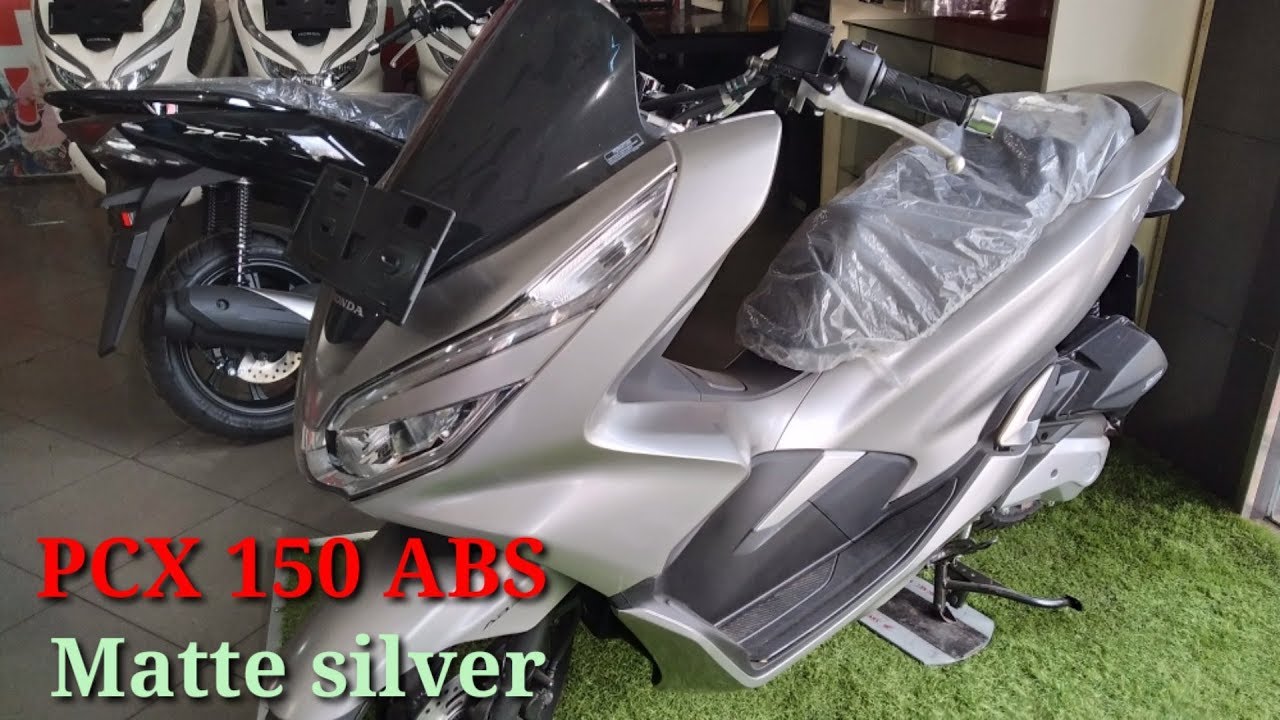 Honda pcx 150 abs matte silver 2019 tampil lebih beda - YouTube