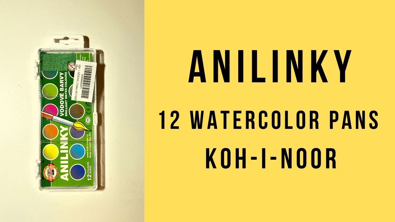 Great paint! Koh-i-Noor Anilinky Watercolor set review and comparison ...