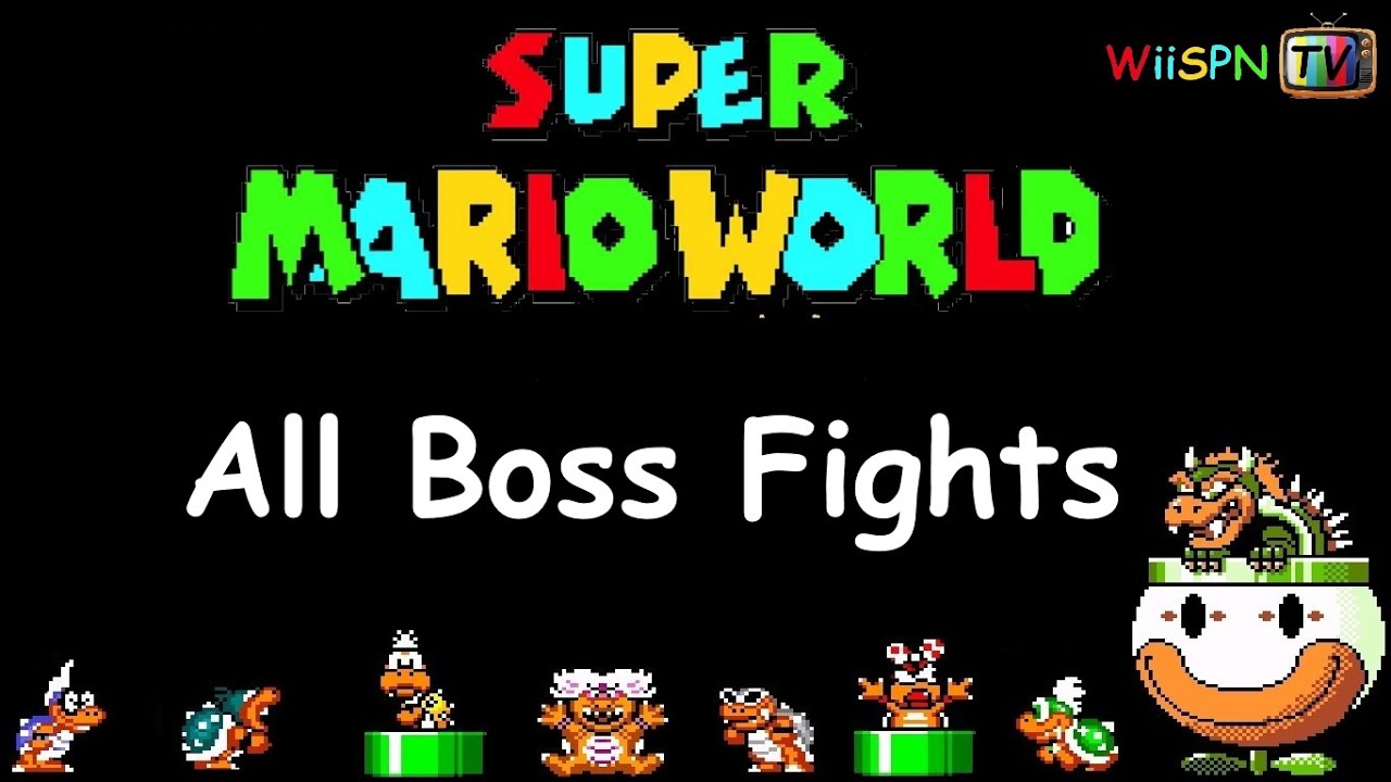 Super Mario World: All Boss Fights - YouTube