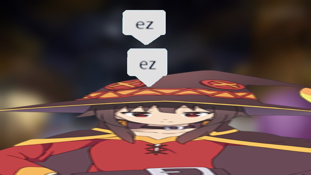 [YBA] using girl kqbtd skin (megumin) - YouTube