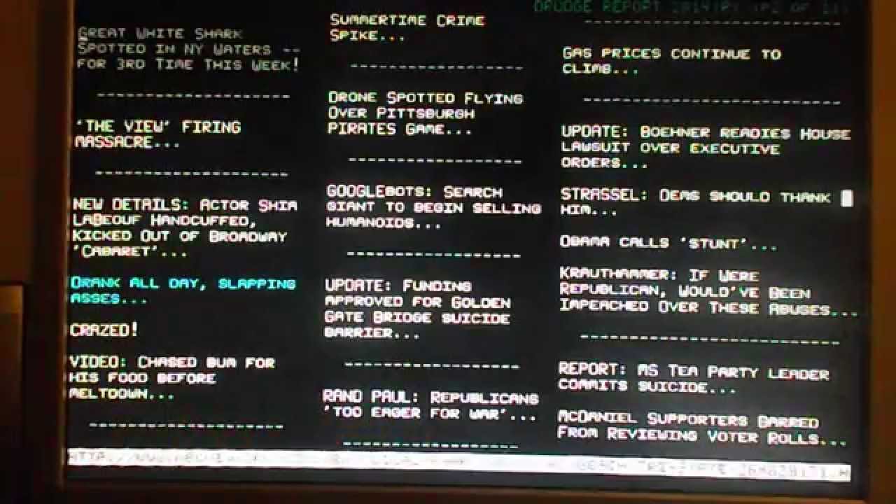 DOS adventures -- The LINKS web browser - YouTube