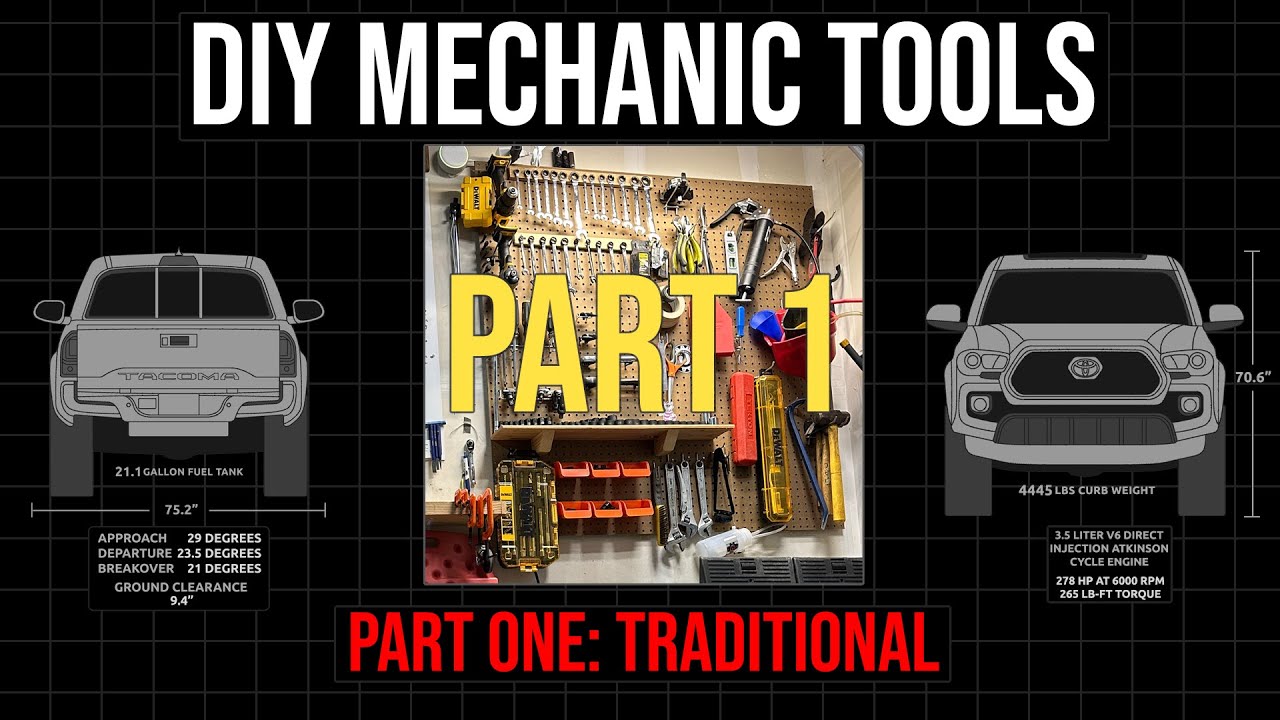 DIY Mechanic Tools - Part One: Traditional Tools - YouTube