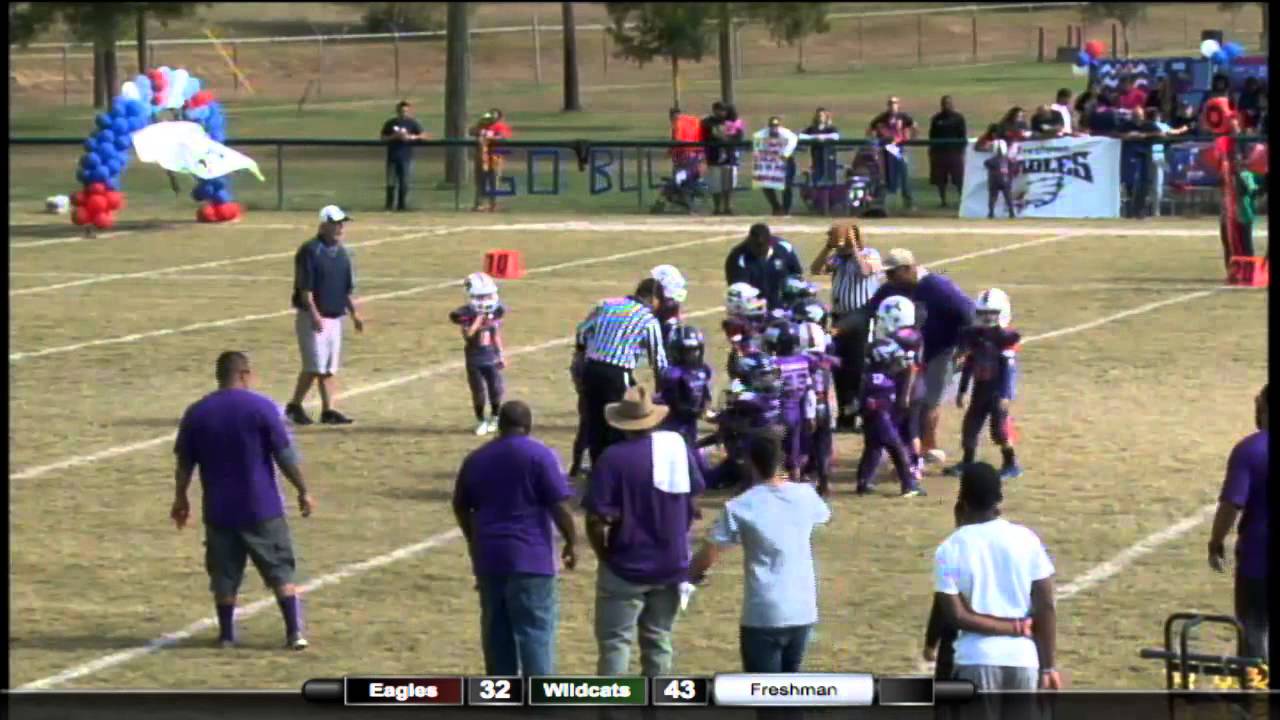 HAFL Freshman Wildcats vs Eagles Super Bowl 2014 - YouTube
