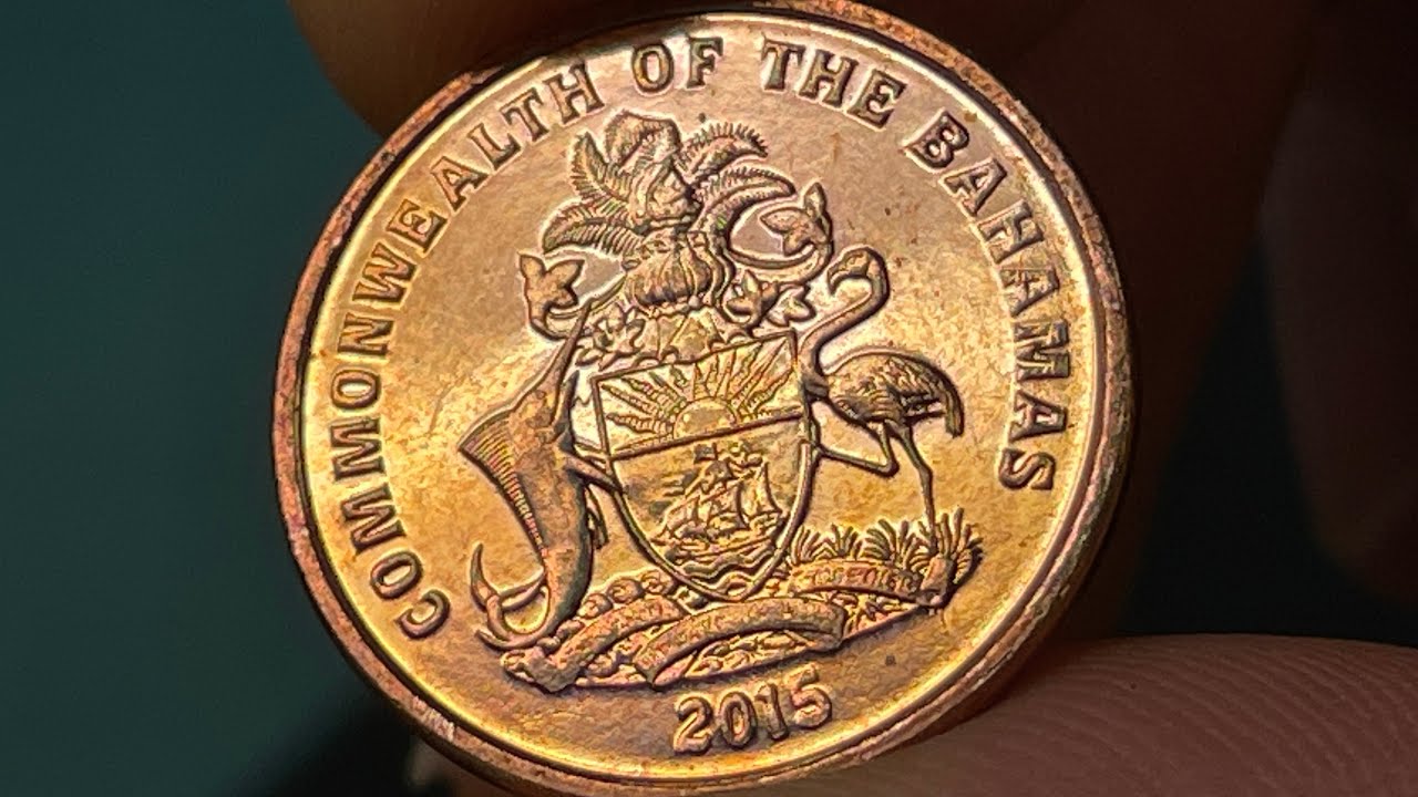 2015 Bahamas 1 Cent Coin • Values, Information, Mintage, History, and ...