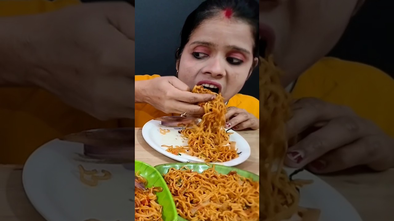 spicy Maggie Eating challenge - YouTube