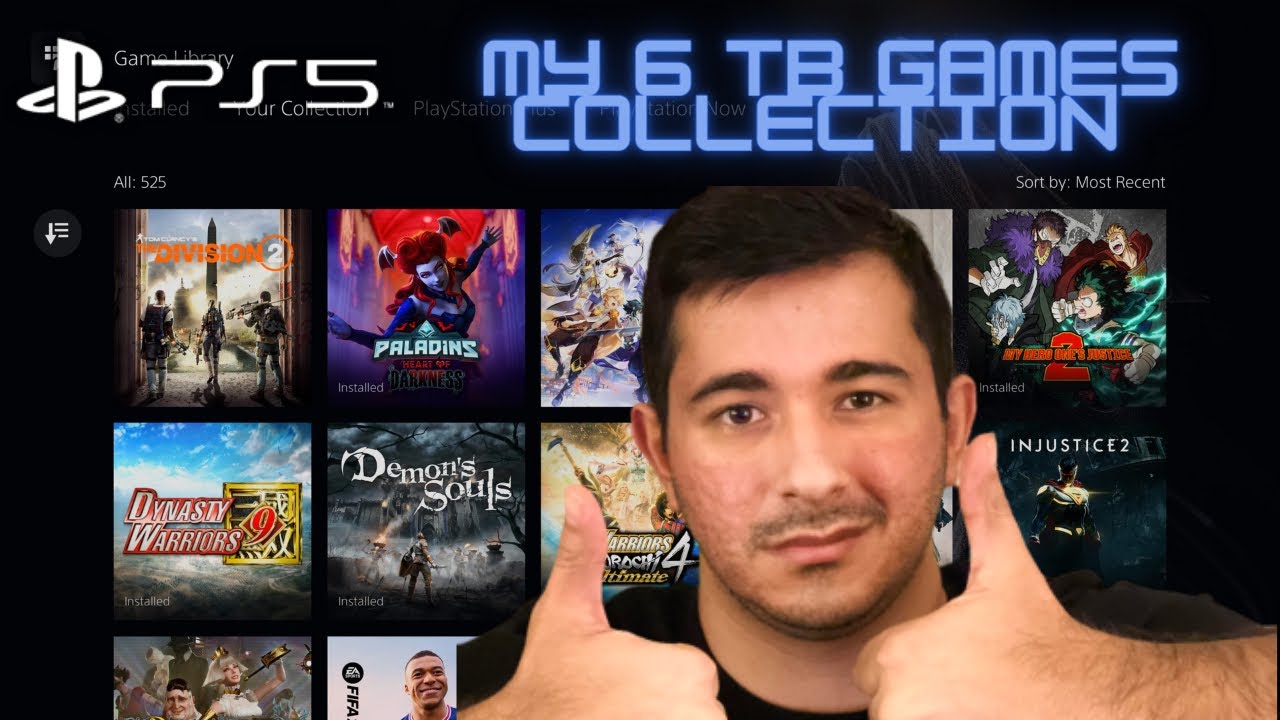 MY PS5 GAMES LIST (6TB COLLECTION)! - YouTube